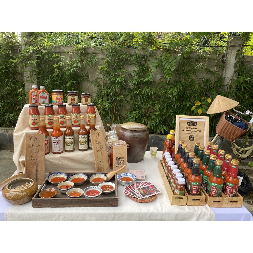 Tương cà chua SPICO hữu cơ, đậm vị, an toàn 255g 305g - Spico